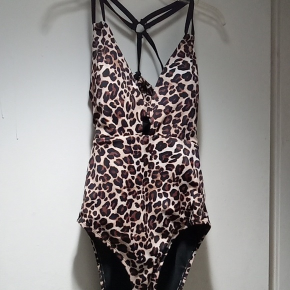 Time and Tru | Swim | Leopard One Piece | Poshmark